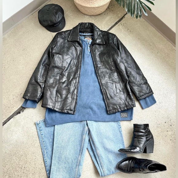 Maxam Brand | Jackets & Coats | Patchwork Leather Jacket | Poshmark
